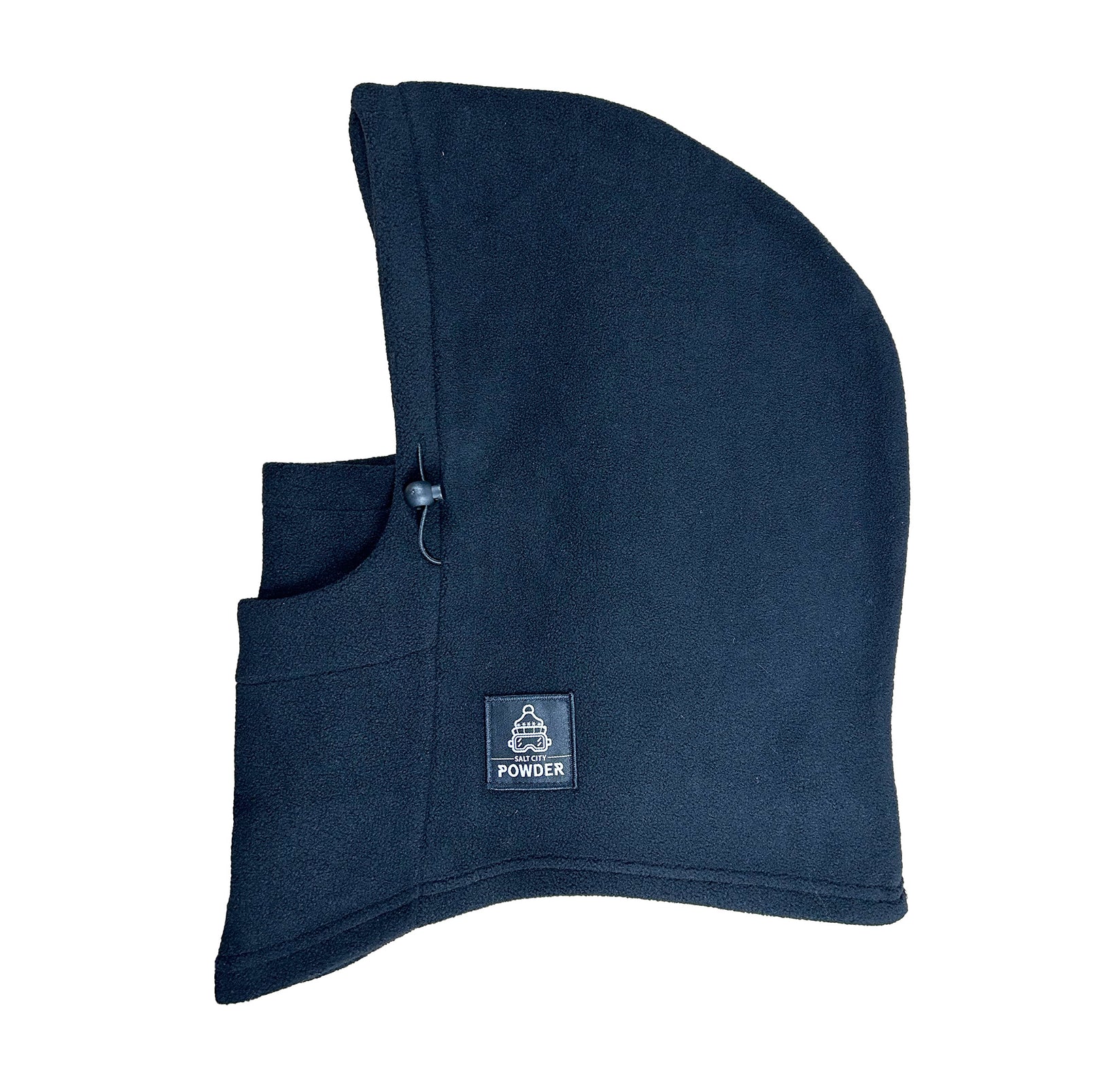 Black Fleece Ski Hood for Winter Sports | Over the Helmet Balaclava ...